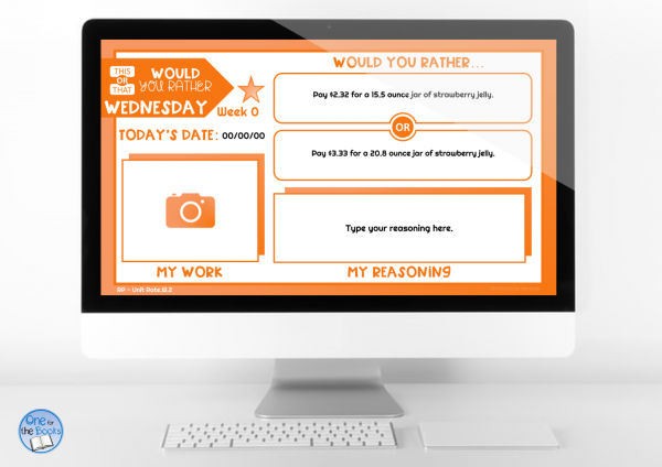 Results with 6th Grade Math Bell Ringers - One for the Books